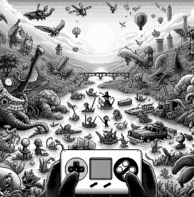 The Art of 1 Bit Game Development – The Beauty of Monochrome - Bandurart