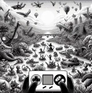 The Art of 1 Bit Game Development – The Beauty of Monochrome - Bandurart
