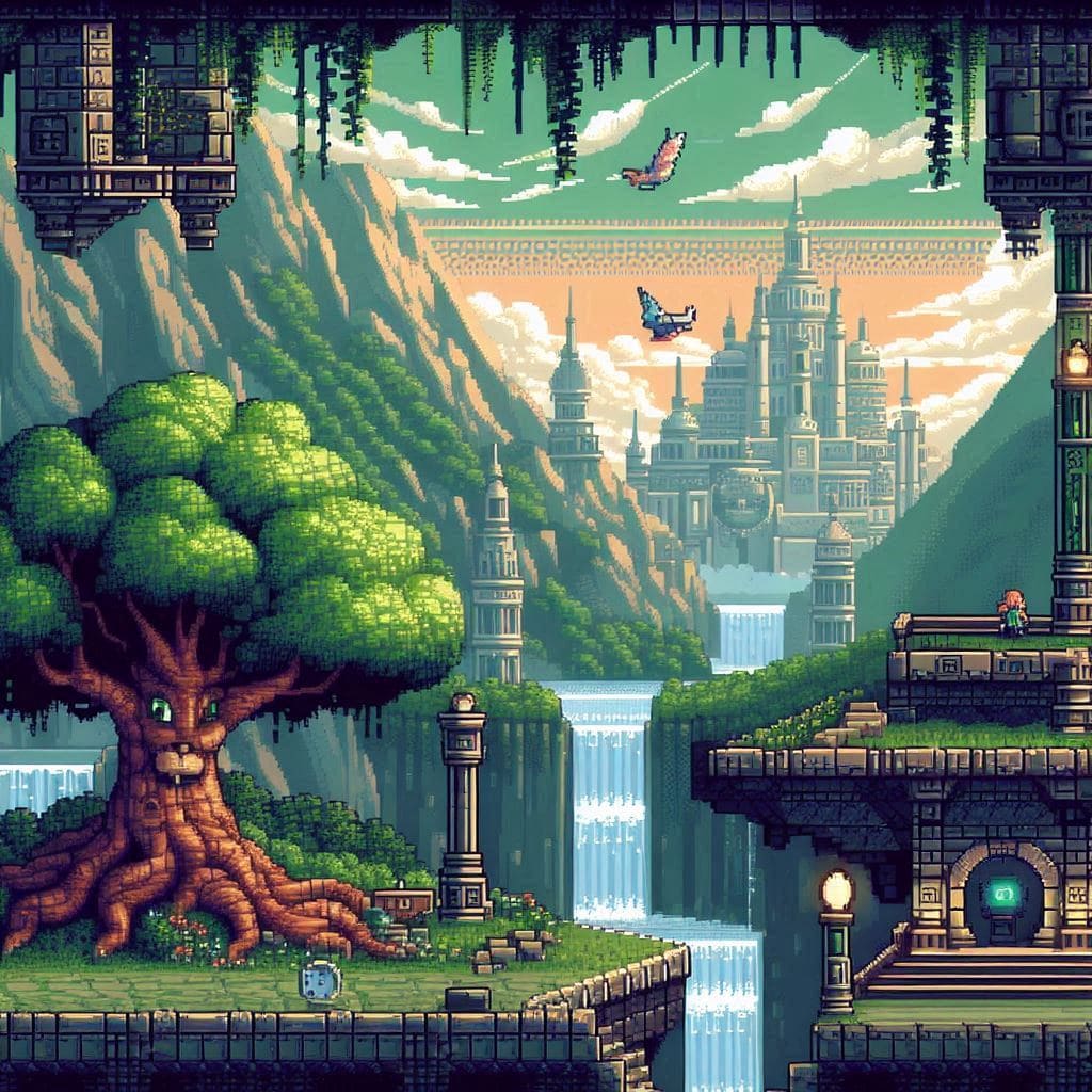 Creating Pixel Art Environment in Video Games - Bandurart