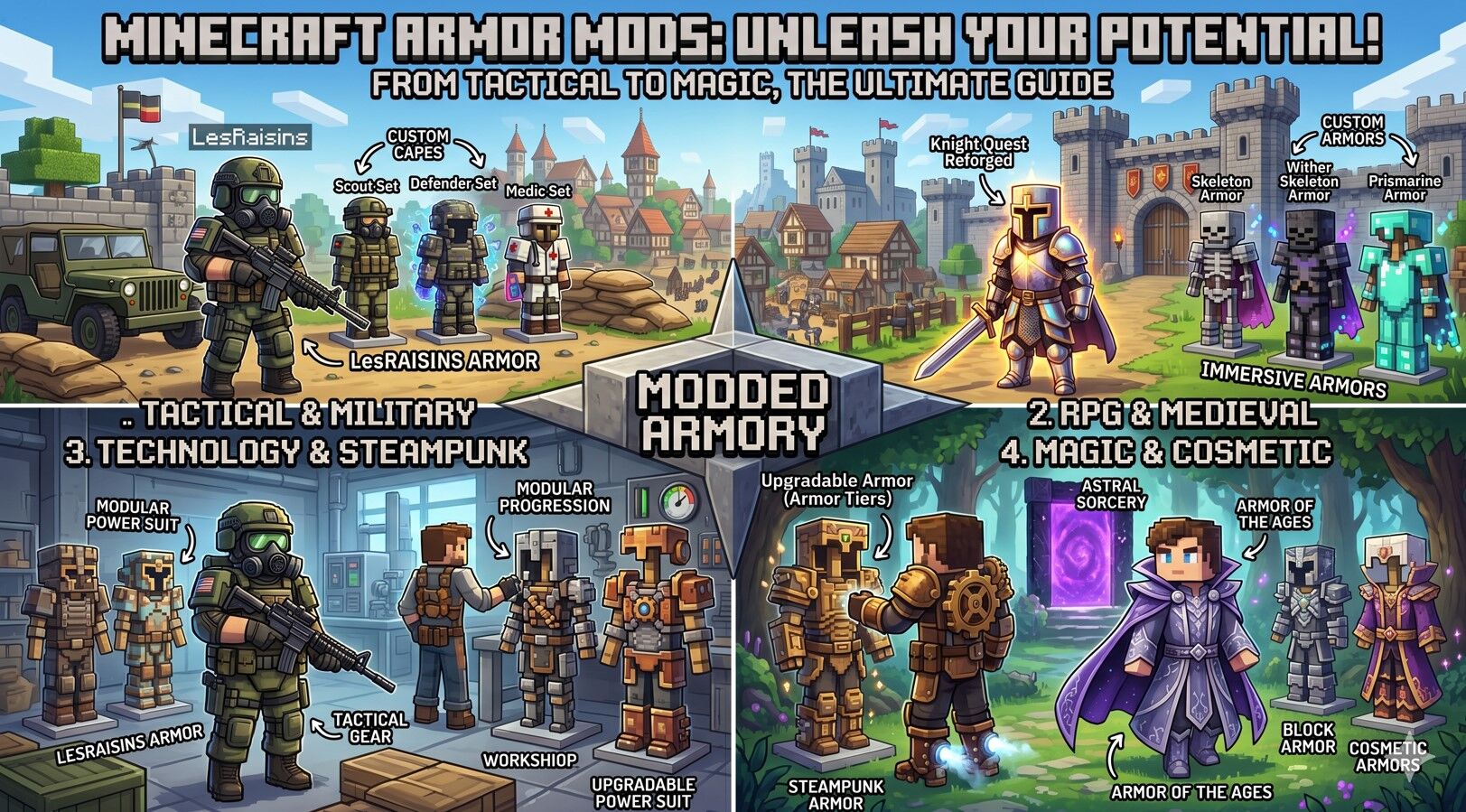 Minecraft Armor Mods That Make the Game Feel New